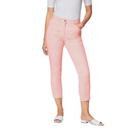 Madeleine Mode MADELEINE Damen Regular-fit-Jeans "Jeans Fein gestreifte Jeans", wei&szlig;, Gr. 19, Obermaterial: 97% Baumwolle CO. 3% Elasthan EL., Jeans