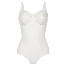 Anita Damen Miederbody "Komfort Korselett Airita", Gr. 90crystal, Obermaterial: 55% Polyamid PA. 32% Elasthan EL. 13% Polyester PES., Bodys