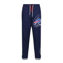 Recovered Damen Sweathose "NFL Bills Go Bills", blau, Gr. L, bedruckt, 100% Baumwolle, Hosen, f&uuml;r alle Buffalo Bills-Fans