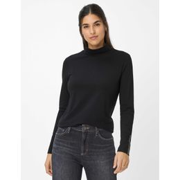 Brax Damen Sweatshirt "Style CARINA L", schwarz, Gr. 44, 47% Baumwolle, 47% Modal, 6% Elasthan, Sweatshirts
