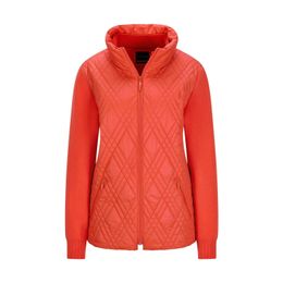 GOLDNER Damen Kurzjacke "Übergangsjacke aus Strick und Stepp"orange, Gr. 42, Obermaterial: 100% Polyamid PA., Jacken