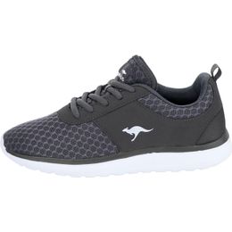 Kangaroos Damen Sneaker, Gr. 40, grau, Synthetik, Textil, Schuhe