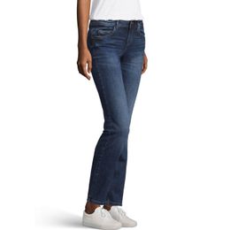 Tom Tailor Damen Straight-Jeans "Alexa Straight", blau, Gr. 27, unifarben, Denim/Jeans, Obermaterial: 98% Baumwolle, 2% Elasthan, Jeans, in