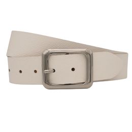 AnnaMatoni Damen Lederg&uuml;rtel "AnnaMatoni Lederg&uuml;rtel Karu Lederg&uuml;rtel Karu", wei&szlig;, Gr. 125, 100% Leder, G&uuml;rtel