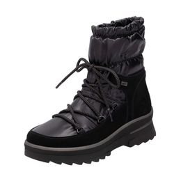 Remonte Damen Schn&uuml;rstiefelette "Remonte Stiefelette Lederimitat", Gr. 38, schwarz, Lederimitat, Schuhe