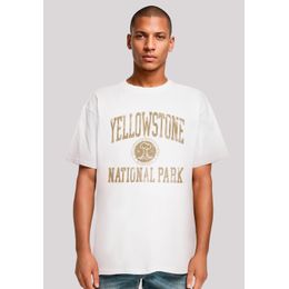 F4NT4STIC Herren T-Shirt "US National Parks Yellowstone Wyoming", wei&szlig;, Gr. XXL, Obermaterial: 100% Baumwolle, Shirts, Premium Qualit&auml;t