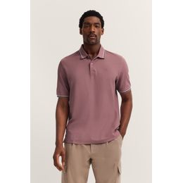 Bugatti Herren Poloshirt "Modern Fit", rosa, Gr. XXL, unifarben, 100% Baumwolle, Shirts, Basic Essential aus Baumwolle