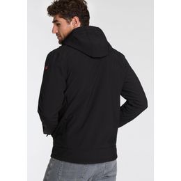 Killtec Herren Softshelljacke "MN SFTSHLL JCKT", schwarz, Gr. L, Obermaterial: 100% Polyester, Jacken