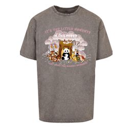 F4NT4STIC Damen T-Shirt "Heroes of Childhood Tao Tao Childhood Memories", grau, Gr. XXL, Obermaterial: 100% Baumwolle, Shirts, Retro, Heroes of
