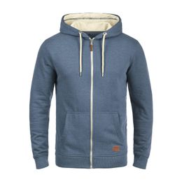 Blend Herren Kapuzensweatjacke "Kapuzensweatjacke BHHulker", blau, Gr. L, Obermaterial: 60% Baumwolle CO. 40% Polyester PES., Sweatjacken