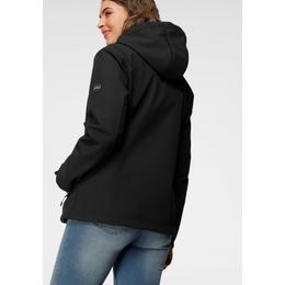 Polarino Damen Softshelljacke, schwarz, Gr. 40, unifarben, Softshell, Obermaterial: 94% Polyester, 6% Elasthan. Futter: 100% Polyester, Jacken, f&uuml;r