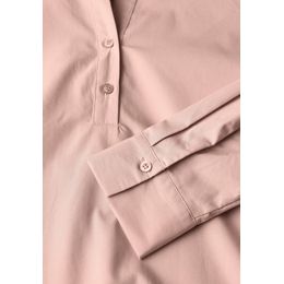 Street One Damen Hemdbluse, rosa, Gr. 34, unifarben, Web, 100% Baumwolle, Blusen, aus reiner Baumwolle