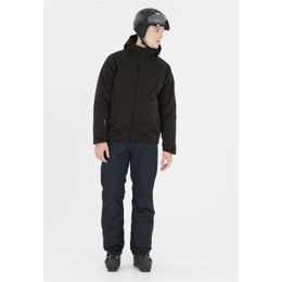 WHISTLER Herren Skijacke "Milas", schwarz, Gr. XXL, unifarben, 94% Polyester, 6% Elasthan, Jacken, mit atmungsaktiver Funktion