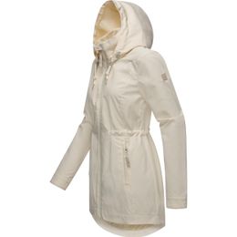 Ragwear Damen Kurzmantel "Dakkota B", beige, Gr. XXL, Obermaterial: 100% Polyester; Innenfutter: 100% Polyester, M&auml;ntel, &Uuml;bergangsjacke wasserdicht