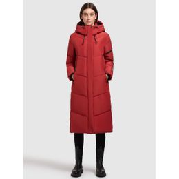 Khujo Damen Steppmantel "SONJE5", rot, Gr. XXL, unifarben, Web, 100% Polyester, Mäntel