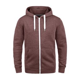 !Solid SOLID Herren Kapuzensweatjacke "Kapuzensweatjacke SDOlli", rot, Gr. S, Obermaterial: 80% Polyester PES. 20% Baumwolle CO., Sweatjacken