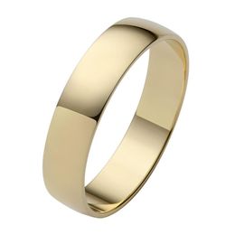 Firetti Damen Trauring "Schmuck Geschenk Gold Hochzeit Ehering Trauring "LIEBE"", 17,5, ohne Brillant, Gelbgold 585, 5mm, gold, Gelbgold 585,