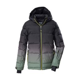Killtec Jungen Skijacke "KSW 382 BYS SKI QLTD JCKT", grün, Gr. 152, Obermaterial: 100% Polyester;Futter: 100% Polyester;Füllung: 100% Polyester,