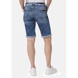 STOOKER WOMEN Damen Bermudas "KORFU Bermuda Boyfriend Fit", blau, Gr. 46, Denim/Jeans, 98% Baumwolle, 2% Elasthan, Hosen, Bermuda 5-Pocket Boyfriend