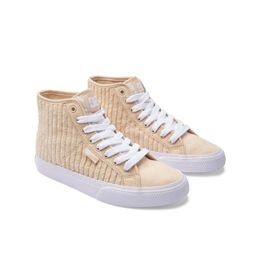 DC Shoes Damen Sneaker "Manual Hi", Gr. 7, braun, Obermaterial: Leder (Kuh) / Futter: Textil / Au&szlig;ensohle: Gummi, Schuhe