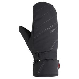 Ziener Damen F&auml;ustlinge "KEVI-Z PR MITTEN glove", schwarz, Gr. 6,5, Polyester, Handschuhe