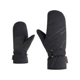 Ziener Damen F&auml;ustlinge "KEVI-Z PR MITTEN glove", schwarz, Gr. 7,5, Polyester, Handschuhe