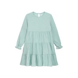 DANAMADE Mädchen Jerseykleid "DANAMADE Dresses DAMALIA"dusty mint, Gr. 140, Obermaterial: 95% Polyester, 5% Elasthan; Futter: 100% Polyester, Kleider