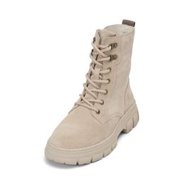 Marc O'Polo MARC O'POLO Damen Stiefelette "mit Innenzipper", Gr. 39, beige, Obermaterial: 100% Leder (Rind), unifarben, Schuhe