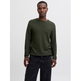 Jack & Jones JACK & JONES Herren Rundhalspullover "JJOTTO KNIT CREW NECK AW25", bunt, Gr. S, unifarben, Strick, Obermaterial: 100% Baumwolle, Pullover