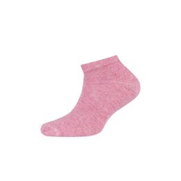 s.Oliver M&auml;dchen Sneakersocken "Sneakersocken 10er Pack", Gr. 31, rosa, 80% Baumwolle, 17% Polyamid, 3% Elasthan, uni, Socken