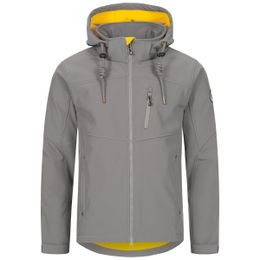 ANKERGLUT Herren Softshelljacke "PEAK CREEK MEN", grau, Gr. M, 96% Polyester; 4% Elasthan, Jacken, auch in Gro&szlig;en Gr&ouml;&szlig;en erh&auml;ltlich