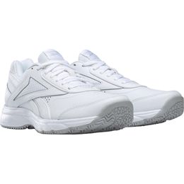 Reebok Damen Walkingschuh "WORK N CUSHION 4.0", Gr. 38, wei&szlig;, Leder, Synthetik, Schuhe