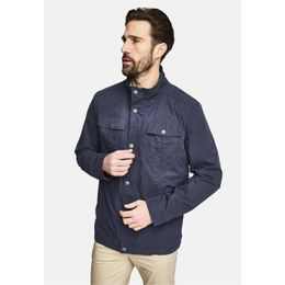 NEW CANADIAN Herren Outdoorjacke "Cool Cotton", blau, Gr. 58, unifarben, 100% Baumwolle, Jacken, innen mit Netzfutter