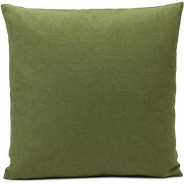 G&ouml;zze Dekokissen G&Ouml;ZZE, B:50cm L:50cm, gr&uuml;n, Obermaterial: 100% Polyester, Dekokissen_Sitzkissen_Kissenh&uuml;llen, "Darco"