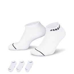 Nike Damen Funktionssocken "U J ED CUSH POLY NS 3PR 144", Gr. M, wei&szlig;, Obermaterial: 97% Polyester, 2% Elasthan, 1% Nylon, Socken