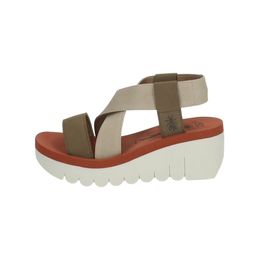 Fly London Damen Riemchensandale "Fly London Sandalen Leder", Gr. 39mehrfarbig, Leder, Schuhe