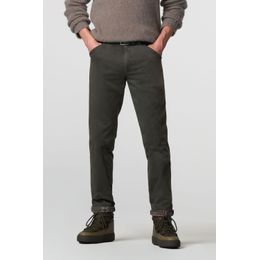 MEYER Herren Chinos "CHICAGO", grau, Gr. 50, unifarben, 97% Baumwolle, 3% Elasthan, Hosen, mit Ziersteppung