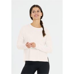 ENDURANCE ATHLECIA ATHLECIA Damen Langarmshirt "Pacy", wei&szlig;, Gr. 40, unifarben, 94% Polyester, 6% Elasthan, Shirts, aus atmungsaktivem Funktionsmaterial