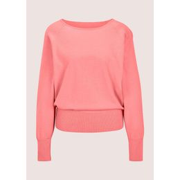 Madeleine Mode MADELEINE Damen Longpullover "Pullover Pullover"apricot, melange, Gr. 48, Obermaterial: 46% Modal CMD. 40% Polyacryl PAN. 14% Polyamid PA., Pullover
