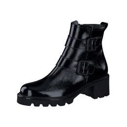 Paul Green Damen Stiefelette "Paul Green Stiefelette Leder", Gr. 40,5, schwarz, Leder, Schuhe