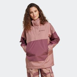 adidas terrex Damen Outdoorjacke "W XP 2.5 ANORAK", rosa, Gr. L, Obermaterial: 100% Polyester, Jacken