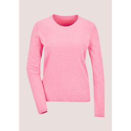 Madeleine Mode MADELEINE Damen Longpullover "Pullover Pullover"himbeersorbet, melange, Gr. 48, Obermaterial: 46% Modal CMD. 40% Polyacryl PAN. 14% Polyamid PA.,