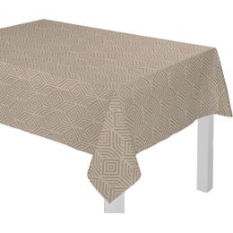 Tischdecke Adam, B:80cm L:80cm, braun, Bio-Baumwolle, Tischdecken, "Easy Diamond", aus 100% Bio-Baumwolle