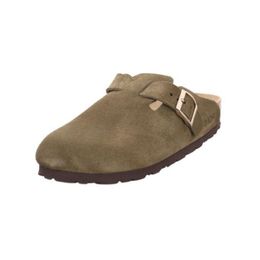 Rohde Damen Hausschuh "Rohde Hausschuhe Leder", Gr. 36, gr&uuml;n, Leder, Schuhe