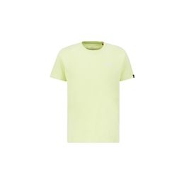 Herren T-Shirt "Basic T-Shirt SL", grün, Gr. S, Alpha Industries, Obermaterial: 100% Baumwolle, Shirts