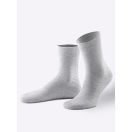 Schiesser Damen Socken, Gr. 1, bunt, 77% Baumwolle, 22% Polyamid, 1% Elasthan, Socken
