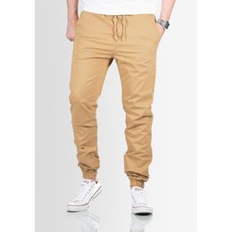Herren Chinohose "ASGenteliio", beige, Gr. 33, Alessandro Salvarini, Obermaterial: 98% Baumwolle, 2% Elasthan, Hosen, mit sehr hohen Tragekomfort
