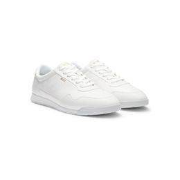 BOSS Herren Sneaker "Sneaker Nitan ltpf", Gr. 44, weiß, Obermaterial: 100% Rindsleder Leather cow. Futter: 100% Textilmaterial TEXMAT. 100% sonstige