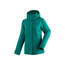 Maier Sports Damen Winterjacke "Lisbon", gr&uuml;n, Gr. 38, 100% Polyester, Jacken, warme Damen Jacke, wattierte Regenjacke, wasserdicht + atmungsaktiv