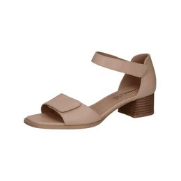 Caprice Damen Riemchensandale "Caprice Sandalen Nappaleder", Gr. 36, wei&szlig;, Nappaleder, Schuhe